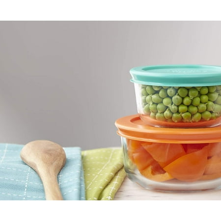 Pyrex Simply Store Meal Prep Glass Food Storage Containers (16-Piece ...