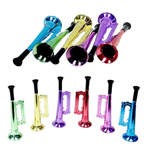Everything You Need | Kicko Metallic Trumpet Toys - 12 Pack - Assorted ...