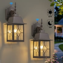 C Cattleya Black Outdoor Wall Lantern Sconce with GFCI Outlet - Walmart.com