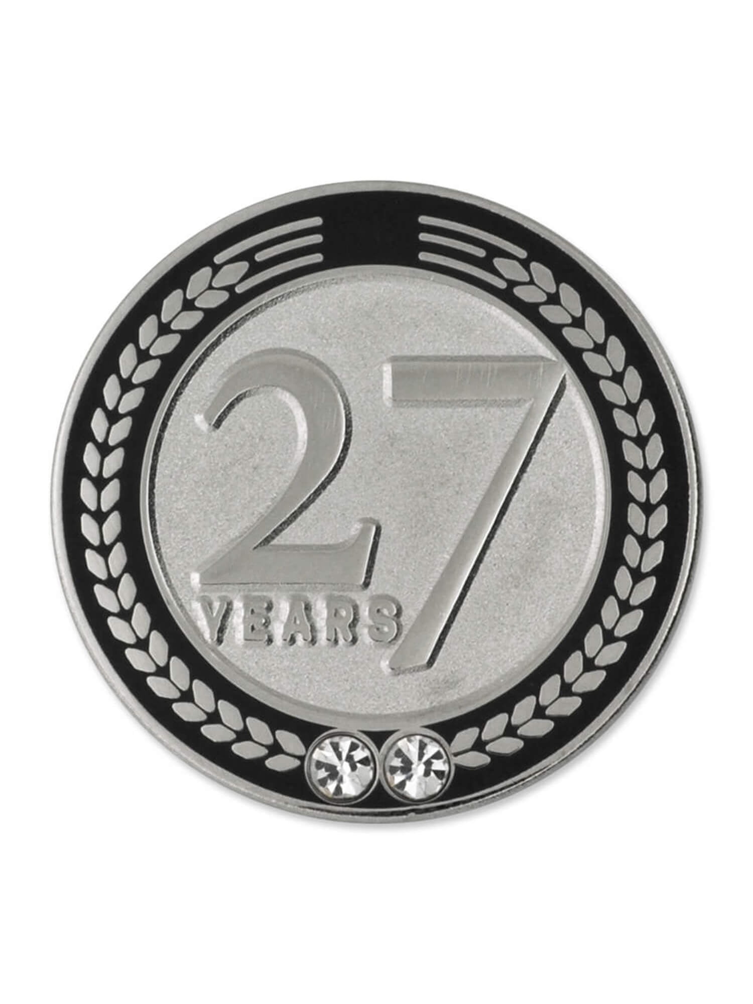 PinMart's 27 Years of Service Award Employee Recognition Gift Lapel Pin ...
