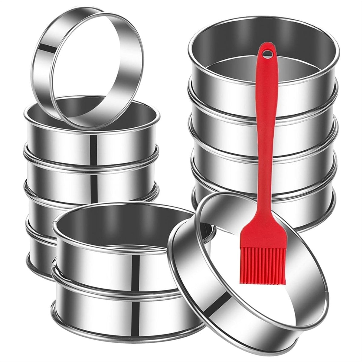 Click here for Unbranded 12pack English Muffin Rings 3.15 Inch Cr... prices