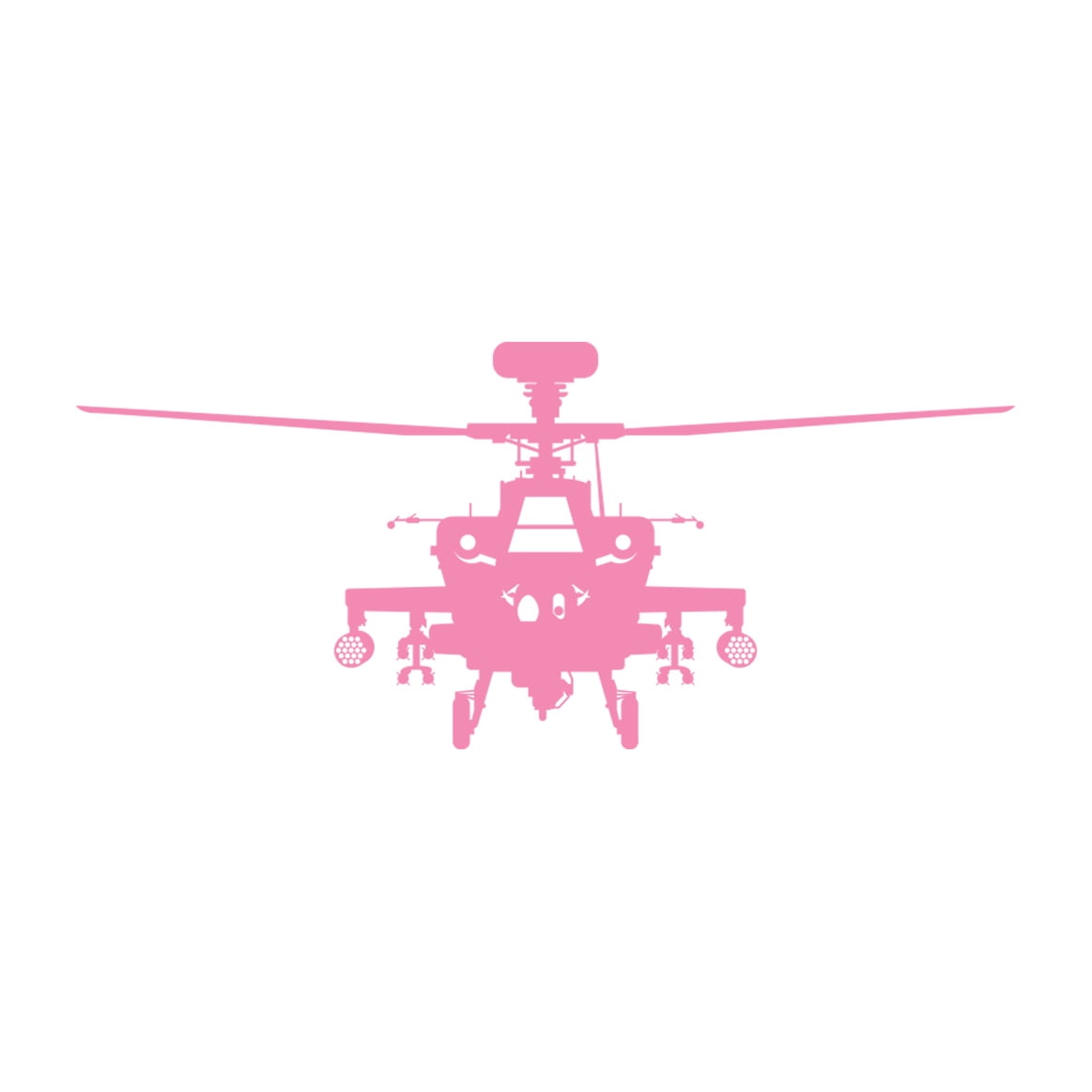 AH-64 Apache Sticker Decal Die Cut - Self Adhesive Vinyl - Weatherproof ...