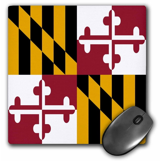 3dRose State Flag of Maryland - US American - Heraldic banner of George ...
