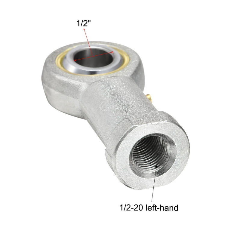 Uxcell 1/2-inch Bore 1/2-20 Female Thread Left Hand Rod End, 59% OFF