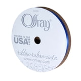 Offray Ribbon, Royal Blue 3/8 inch Single Face Satin Polyester Ribbon ...