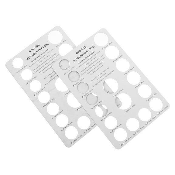 Kaloaede Ring Sizer Measuring Tool, Reusable Finger Size Gauge for ...