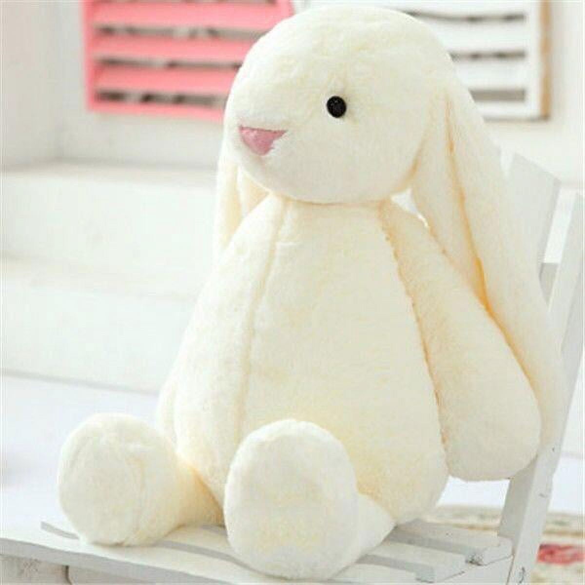 Plush Bunny Stuffed Animal Baby Rabbit Toys Dolls with Fluffy Soft Ears ...