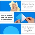 Heavy Duty Self-Adhesive Underwater Repair Patches, Instant Peel And ...