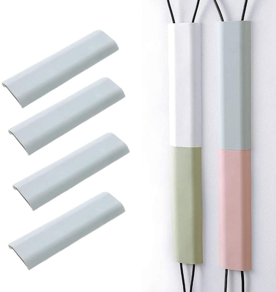 Cable Concealer White Adhesive Hides TV Cords 4X 11 inch White Cable ...