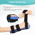 Fibee Stroke Resting Hand Splint, Finger Separator Night Immobilizer ...