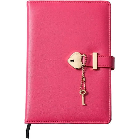 A5 Password Book with Lock Notebook Thickened Notepad Creative Heart ...