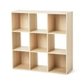 Mainstays 9 Cube Storage Organizer, Spring Pine - Walmart.com