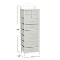 Household Essentials Storage Tower, 8 Drawer Organizer, Decorative ...