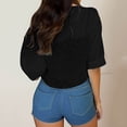 BLVB Womens Half Sleeve Shrug Sheer Mesh Cardigans Tie Front Cropped ...