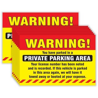 SmartSign"Final Warning - Vehicle is Illegally Parked, It Will be Towed ...
