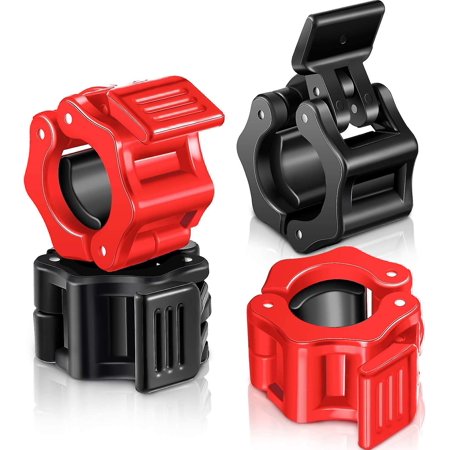TILIYHELLO 4 Pieces Dumbbell Clamps Anti-slip Quick Release Dumbbell ...