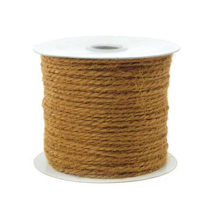 Jute Twine Cord Rope Ribbon, 1/16-inch, 100-yard, Light Brown - Walmart.com