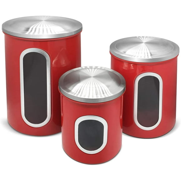 Kitchen Stainless Steel Canisters