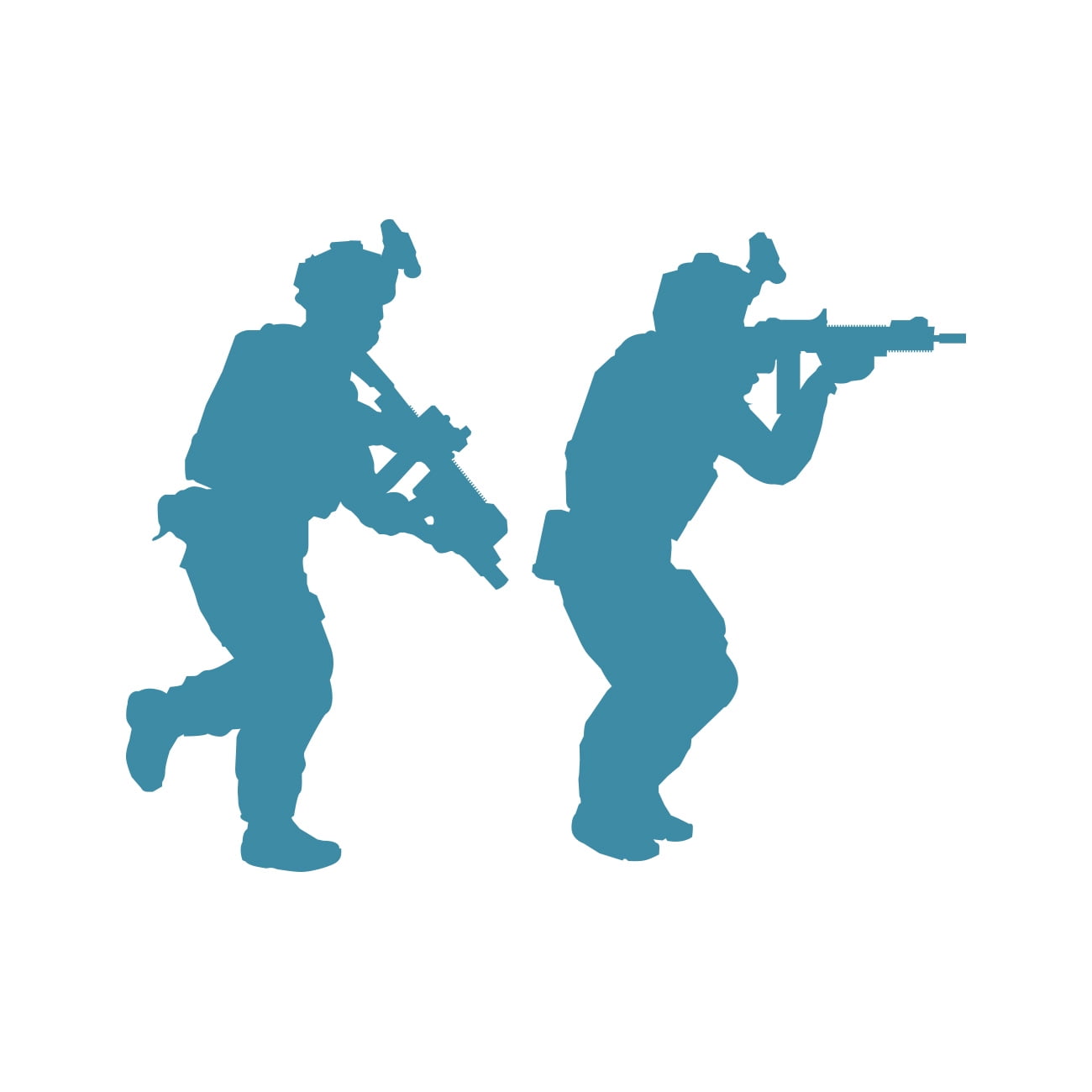 Pair of Special Forces Operators Sticker Decal Die Cut - Self Adhesive ...
