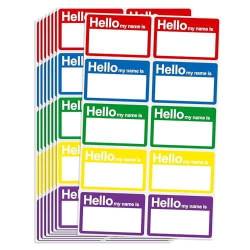 Click here for L Liked Name Tag Stickers - 3.5 X 2.25 Colors Name... prices