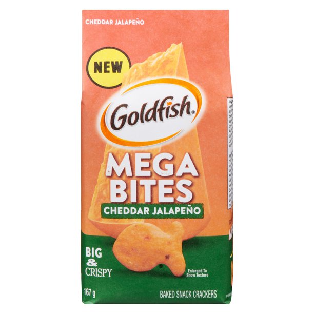 Goldfish® Mega Bites Cheddar Jalapeno, 167 g - Walmart.ca