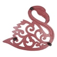 Tropical Paradise Pink Flamingo Bird Scrollwork Cast Iron Wall Or Table ...