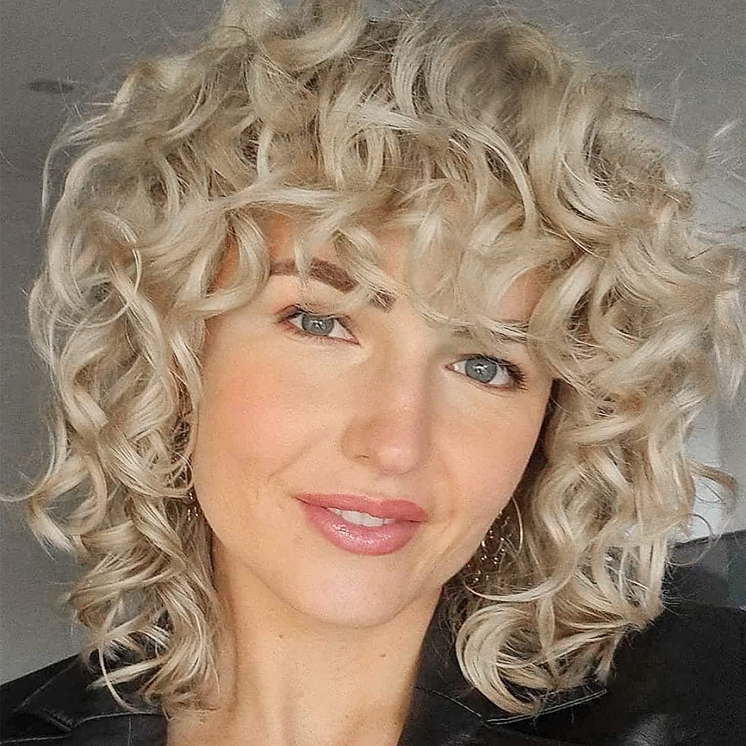 Wispy Bangs Curly Hair