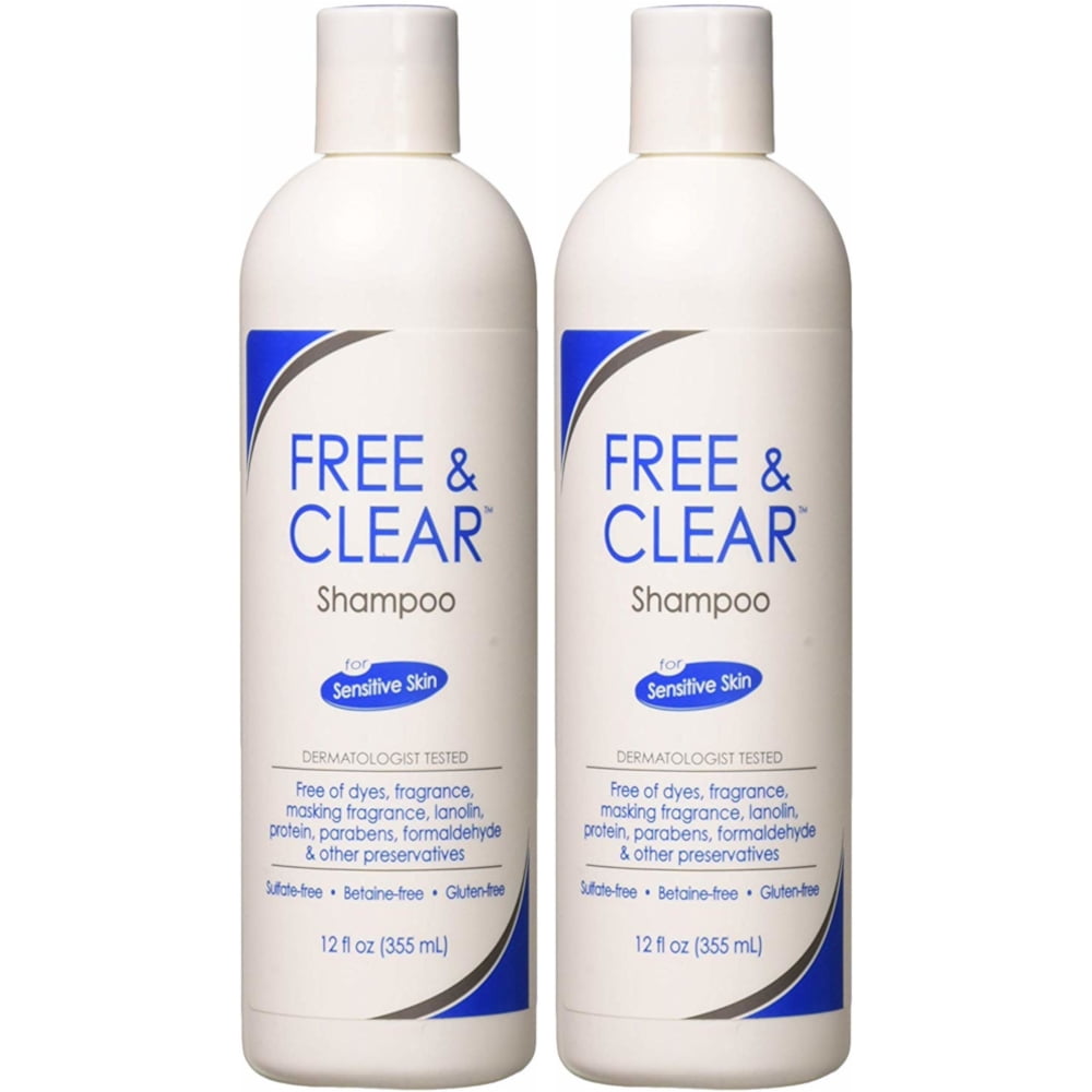 2 Pack - Pharmaceutical Specialties Free and Clear Shampoo 12 oz. Each ...