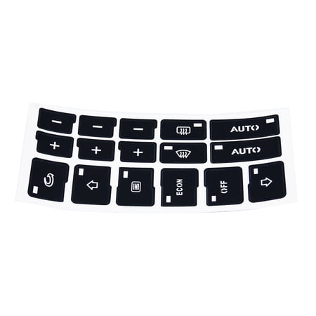 Radio Button Stickers Stereo Navigation Button Decals Control Button ...