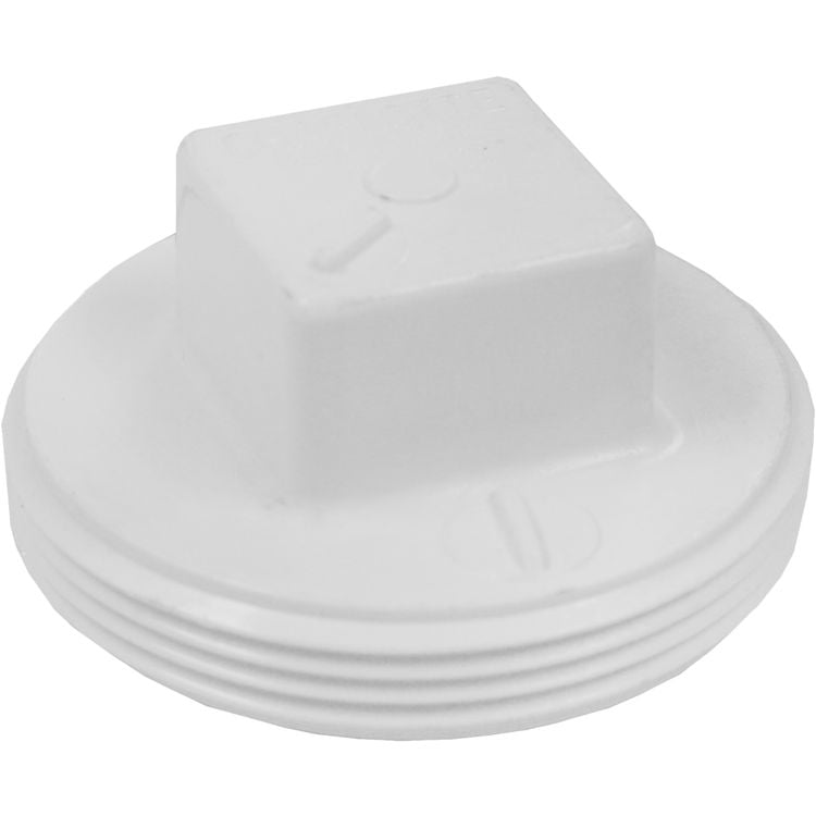 4" Threaded Plug PVC DWV - Walmart.com