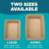 LumaKa Pets Disposable Cat Litter Boxes, Large, 5-Pack, Leak-Resistant ...