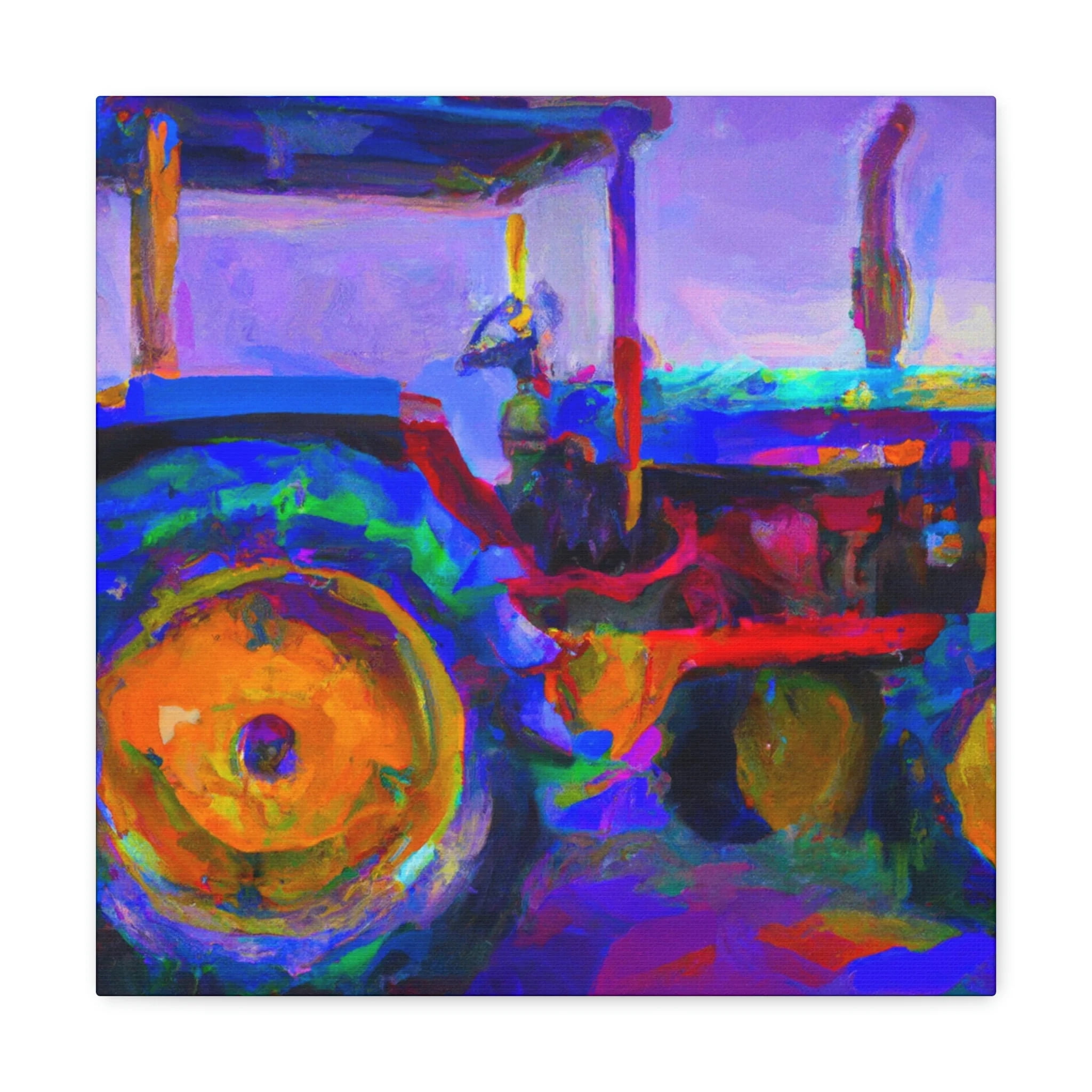 Modern Farming Tractor - Canvas - Walmart.com