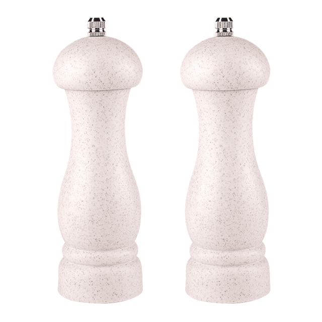 Oak Wood Salt and Pepper Grinder Set, Adjustable Coarseness and ...