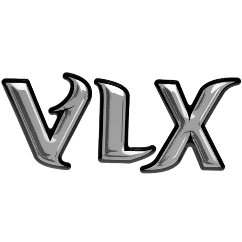 Malibu Boat Raised Decal | VLX Gray Black Sticker - Walmart.com