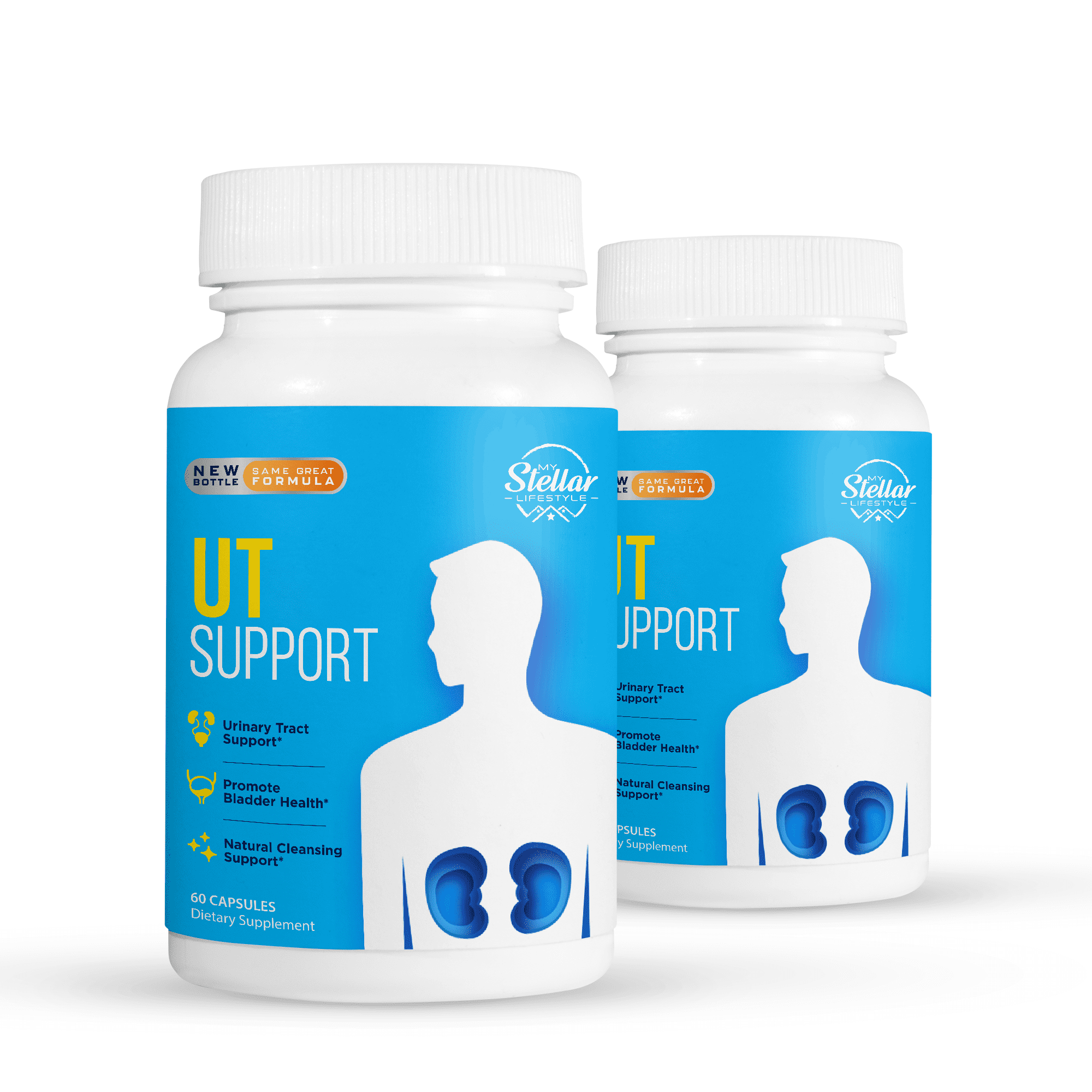 2 Pack UT Support, urinary tract support & natural cleansing-60 ...
