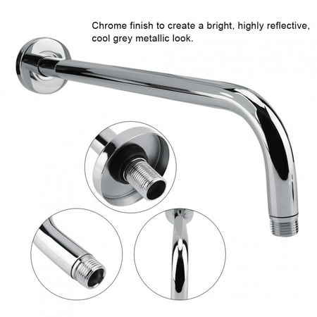 Zyyini Stainless Rainhead Arm Shower Arm Replacement,Extra Long ...