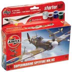Airfix Quickbuild Supermarine Spitfire Airplane Brick Building Plastic ...