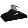 Better Homes & Gardens Slim Velvet Clothing Hangers 30 Pack Black Space ...