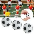 ANGGREK Mini Table Soccer Balls, Table Football Balls, 32mm 153g Black ...