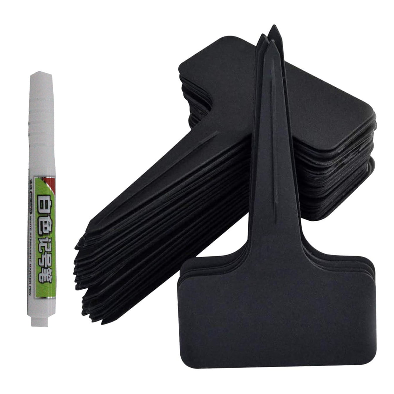 Click here for Unbranded 101pcs/Set Black Plant Labels Water T-Ty... prices