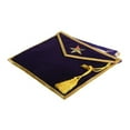 PATRON OES APRON - PURPLE VELVET HAND EMBROIDERY, MASONIC ORDER OF THE ...
