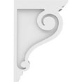 3"W x 8"D x 12"H Standard Scroll Architectural Grade PVC Corbel ...