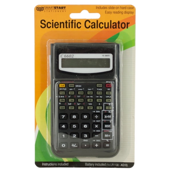 Scientific Calculator With Slide-On Case (Pack Of 8) - Walmart.com ...