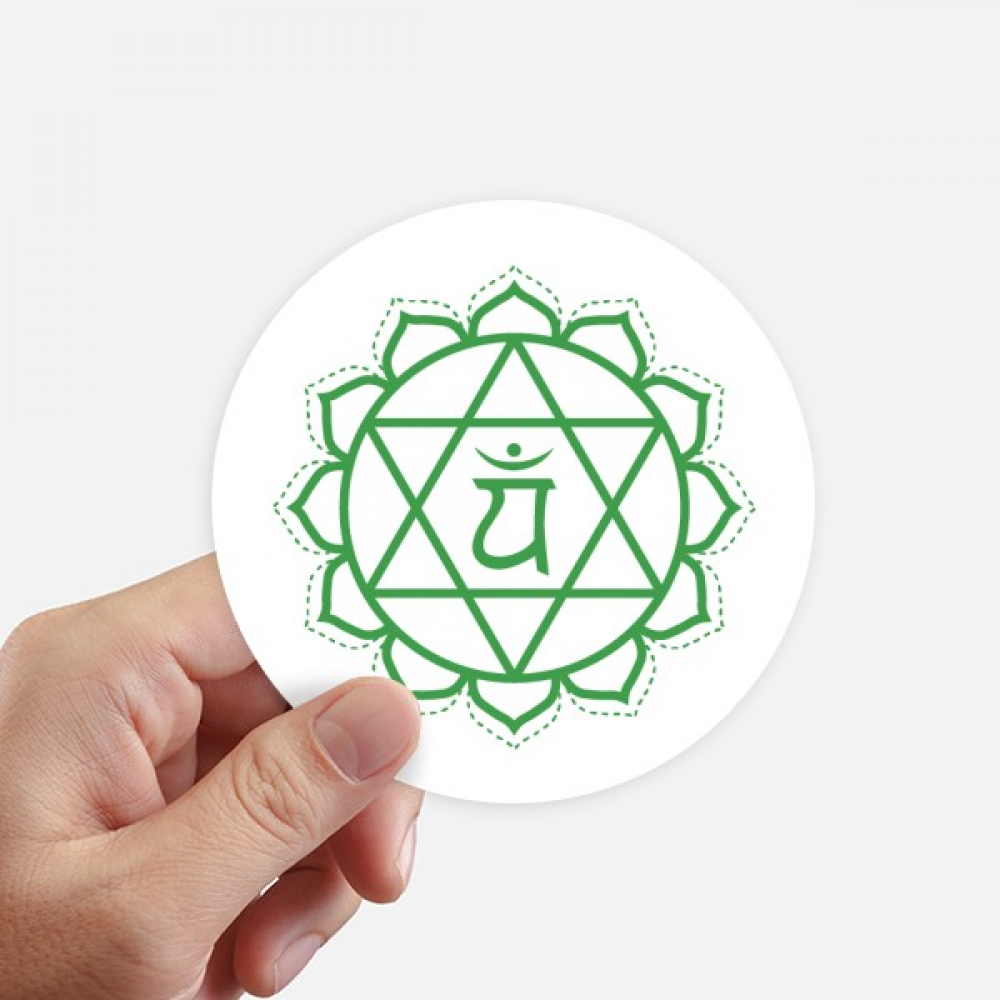 Vam budismo sánscrito el patron de la letra Pegatinas de pared redondo ...