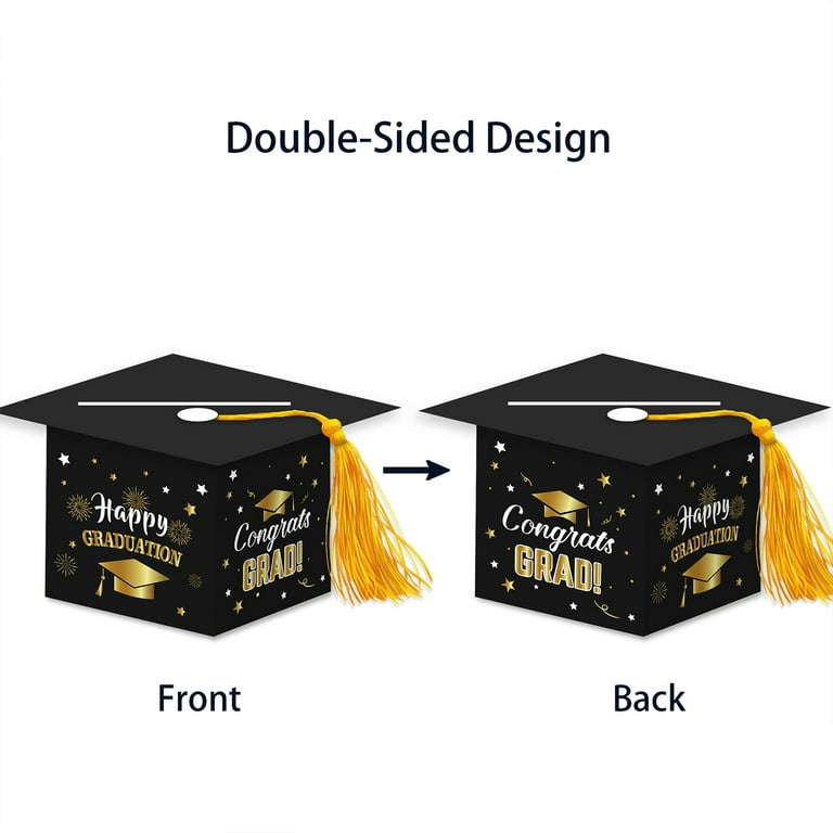 Gold High School Graduation Cap Decoration