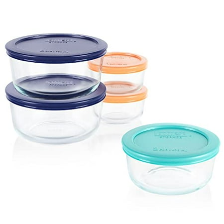 Pyrex Simply Store 10 Piece Set with colored Lids | Walmart Canada