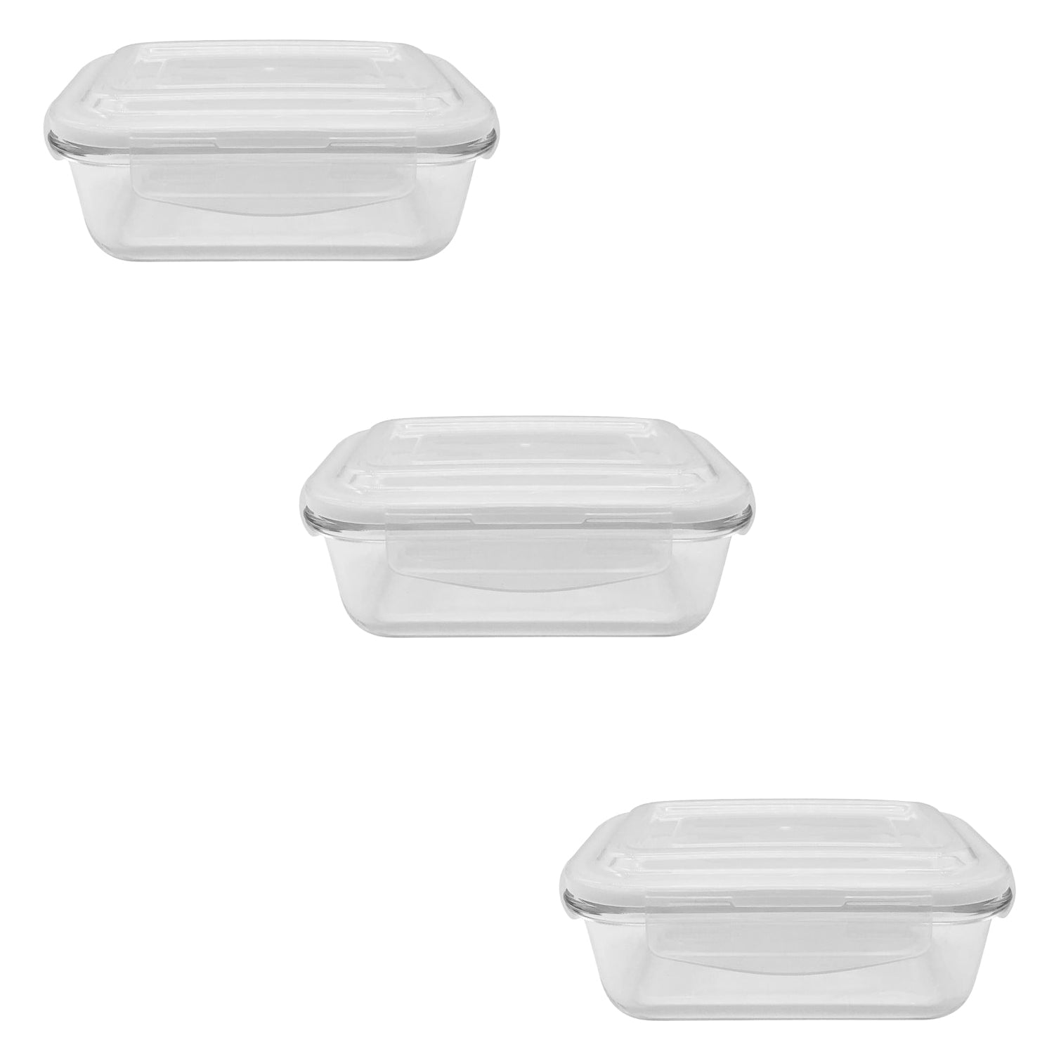 Click here for Eraware - Set Of 3 Borosilicate Glass Containers... prices