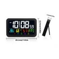 Creative Touch Control Bedroom Alarm Clock Large Clearly Digital ...