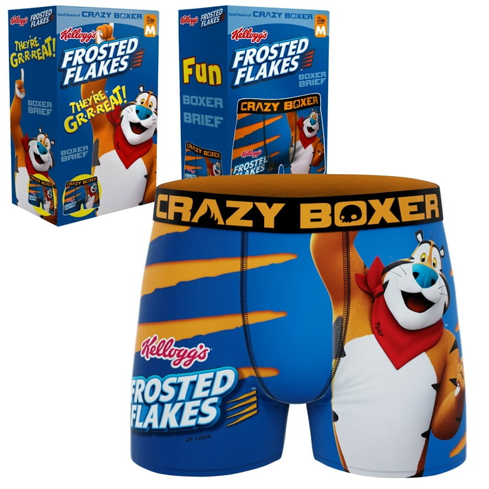 Crazy Boxers Frosted Flakes Tony the Tiger Boxer Briefs in Cereal Box ...
