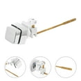 FRCOLOR Toilet Flush Tank Lever Button Silver Copper for Home Use ...